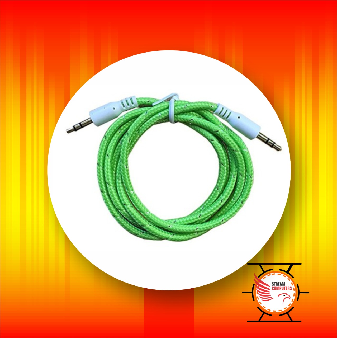 Cable mallado reforzado Miniplug 3.5